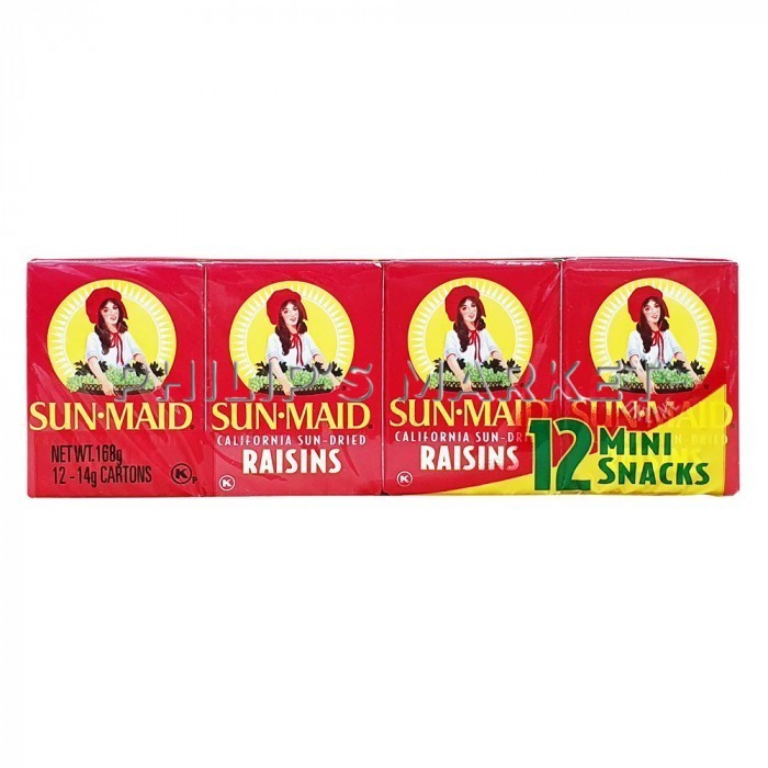 SunMaid Natural California Raisins Pack of 12 (12 x 14g) | Shopee Singapore