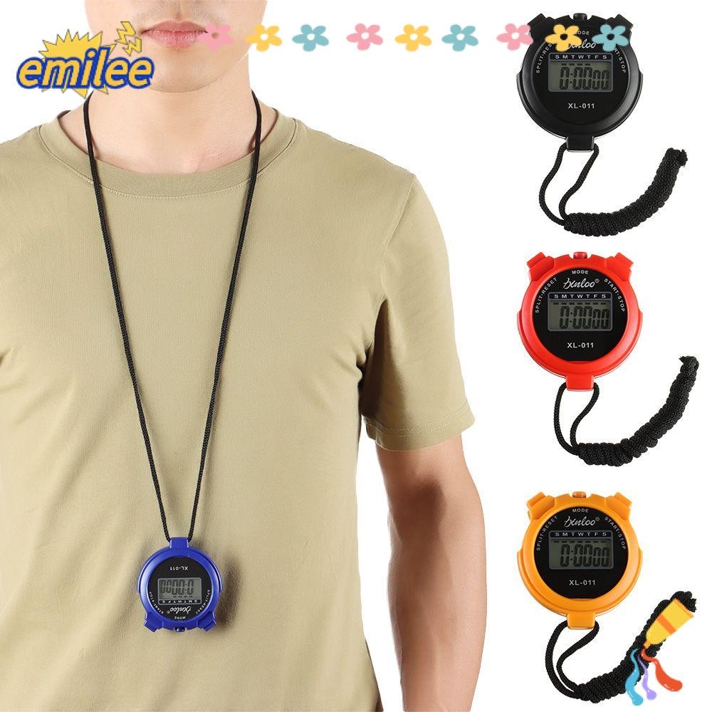 EMILEE Digital Display Waterproof Lap Split Countdown Timer Memory ...