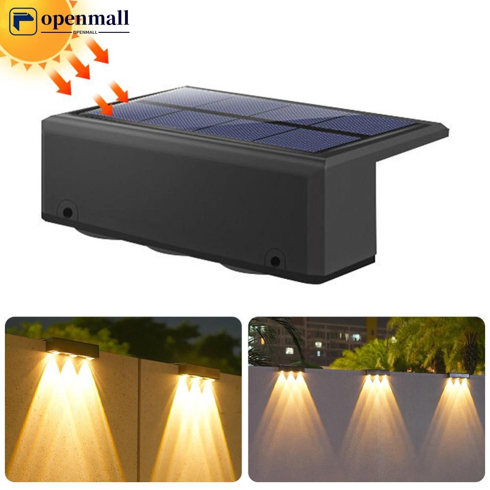 【OMALL】 Super Bright Solar Light Outdoor Wall Spot Light 3LED Outdoor ...