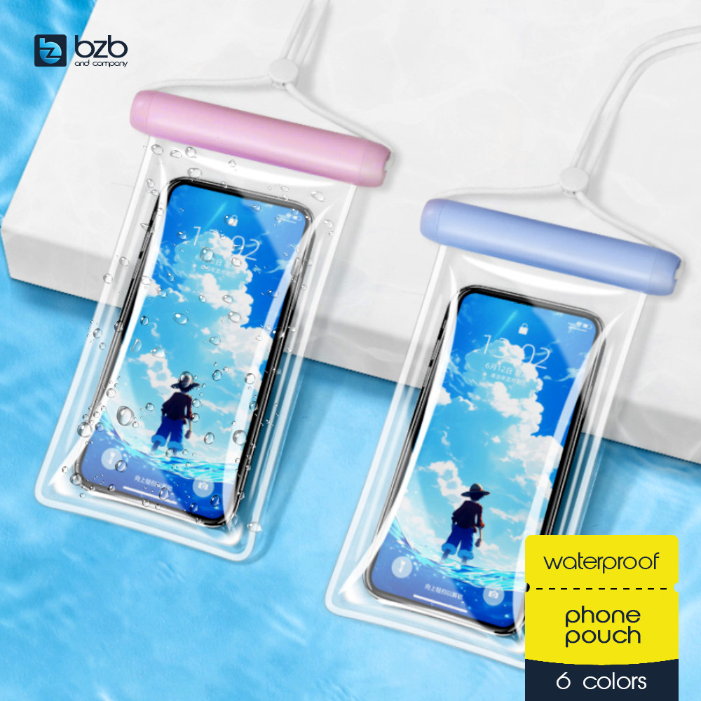 7.2 Inch Waterproof Handphone Bag IPX8 Seal Touch Cover Mobile Pouches ...