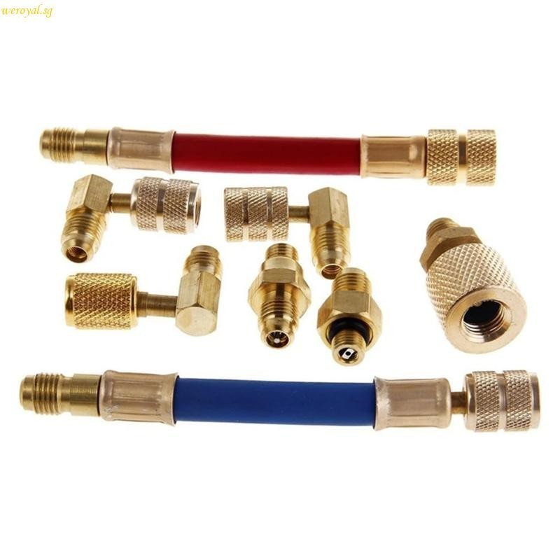 weroyal Efficient Adapter Set Refrigerants Adaptor Air Conditioning ...