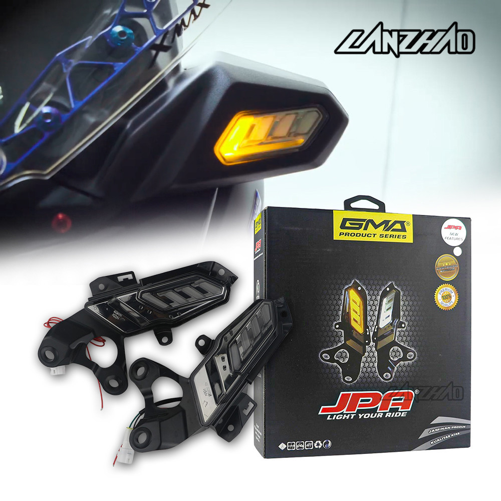 For YAMAHA XMAX 300 V2 2023-2024 JPA LED Turn Signal Lights Integrated ...