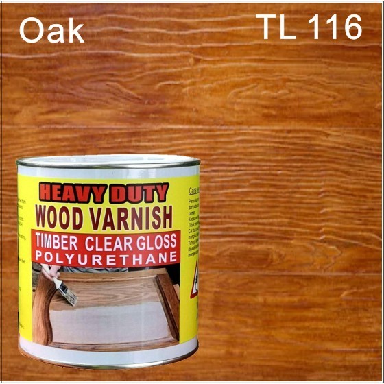 TL116 OAK ?HEAVY DUTY? 1L ( GLOSS TIMBER VARNISH POLYURETHANE ) Wood ...