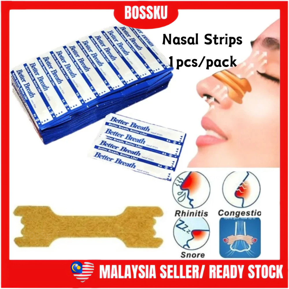 [1pcs] Ventilation Nasal Strips Nose Sticker Nasal Strips Tampalan Nose ...