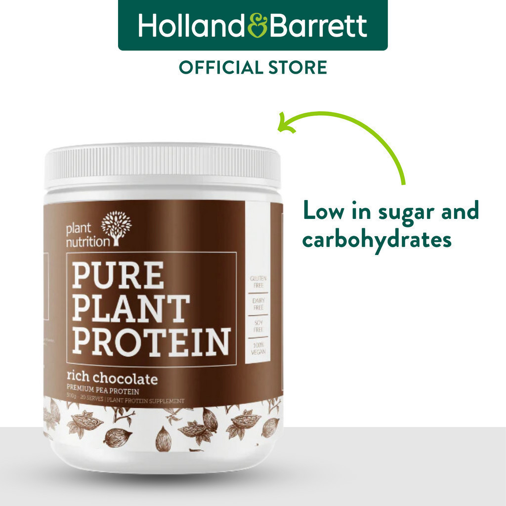 Plant Nutrition Pure Plant Protein Chocolate 500g | Shopee Singapore
