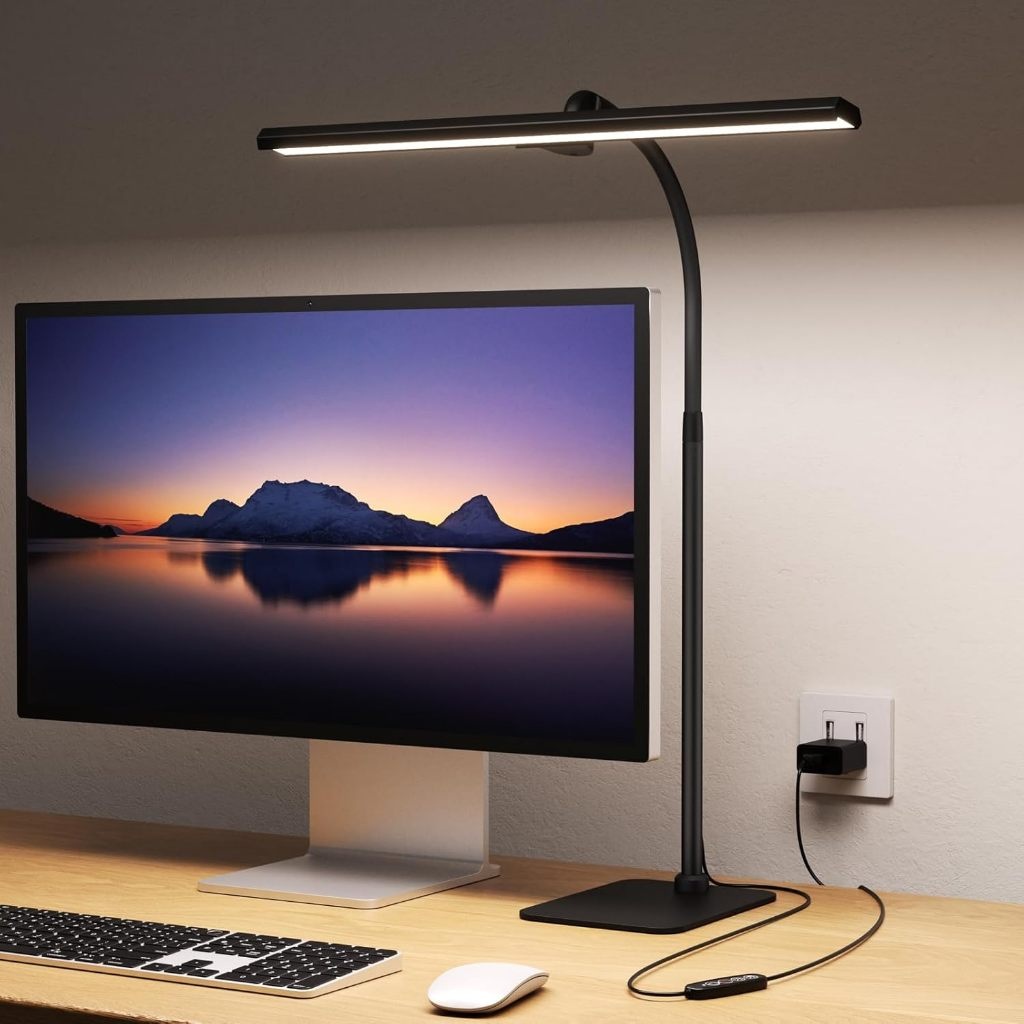 USB Premium LED Reading Office Desk Lamp Adjustable Height Any ...