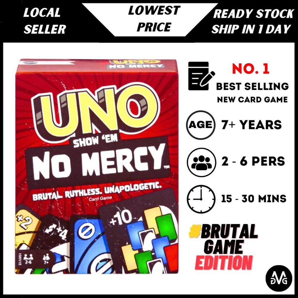Uno No Mercy Card Game Collection Uno All Wild Flip Flex Dare Minecraft ...
