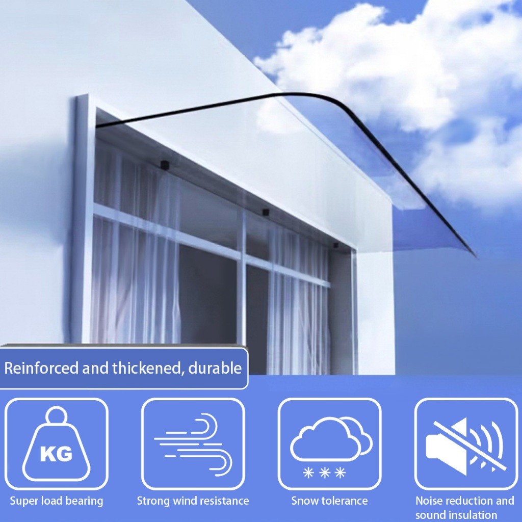 Transparent Awning Outdoor Rainproof Rainproof Baffle Household Window ...