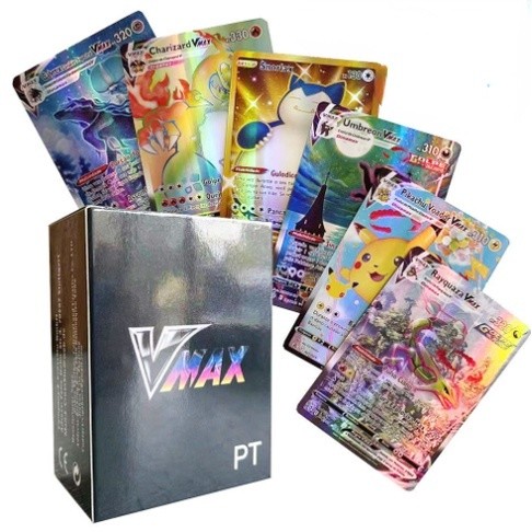 100pcs English Version Pokemon Card featuring Vmax Gx 100 Tag Team Game ...