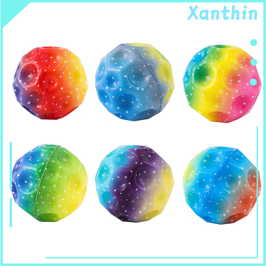 Super Bouncy Balls for Kids Moon Space Balls for Kids Led Light-up Moon ...