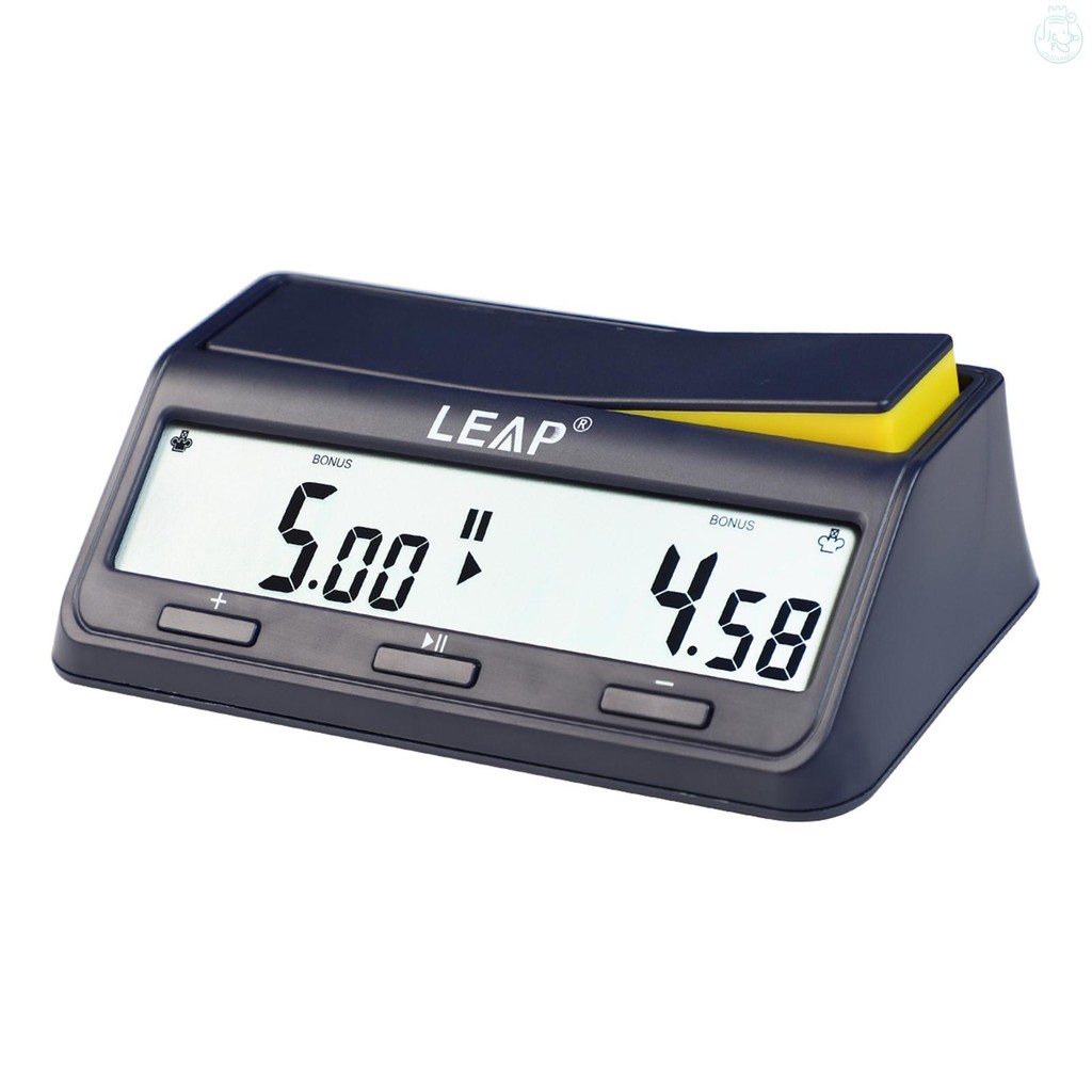 LEAP Chess Clock Digital Chess Timer Count Up Down with Bonus Delay and Alarm Function for ...