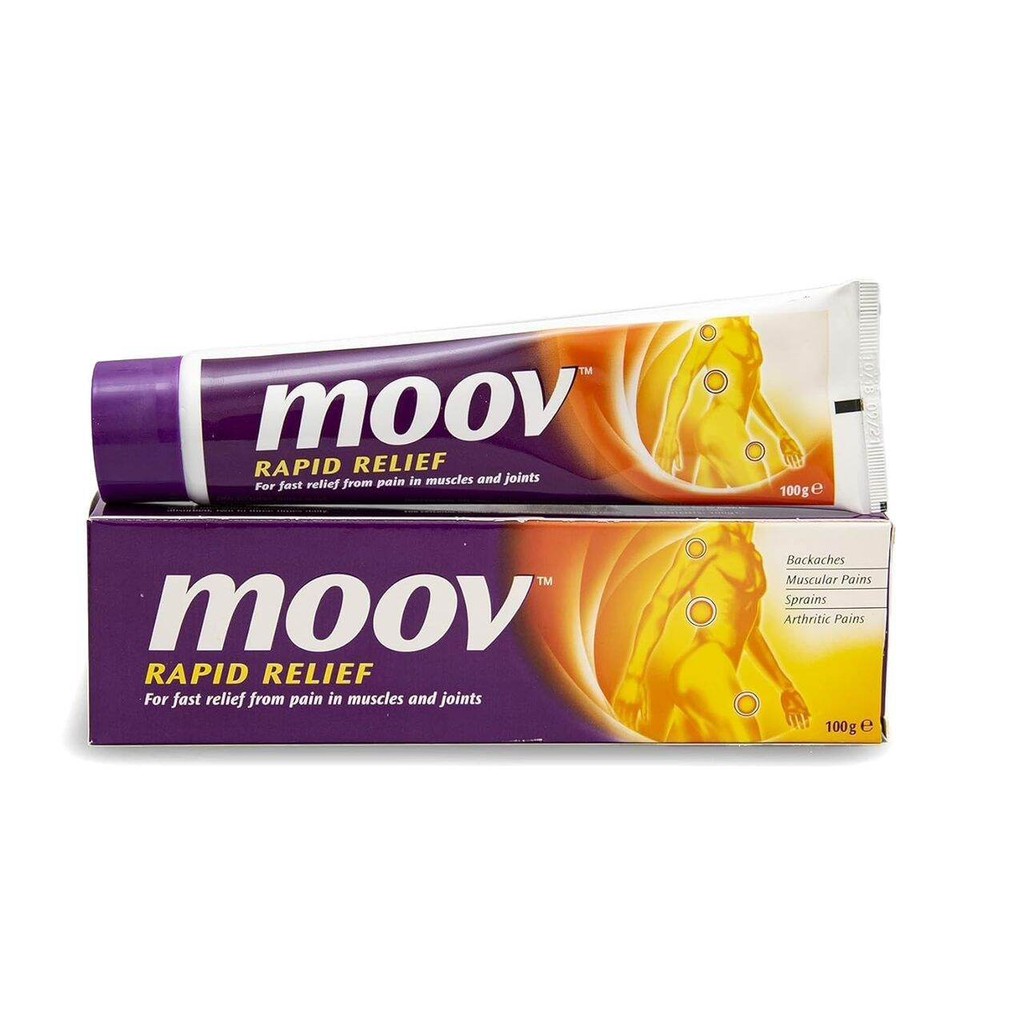 MOOV Rapid Pain Relief Cream 100g/50g Cream Spray 150ml | Shopee Singapore