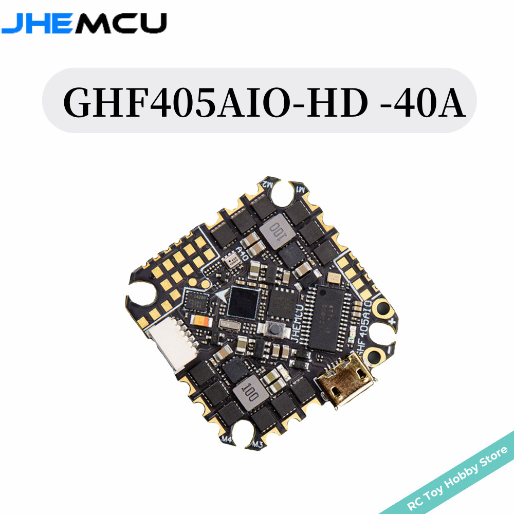 JHEMCU GHF405AIO-HD Betaflight F405 OSD Flight Controller With 40A ESC ...