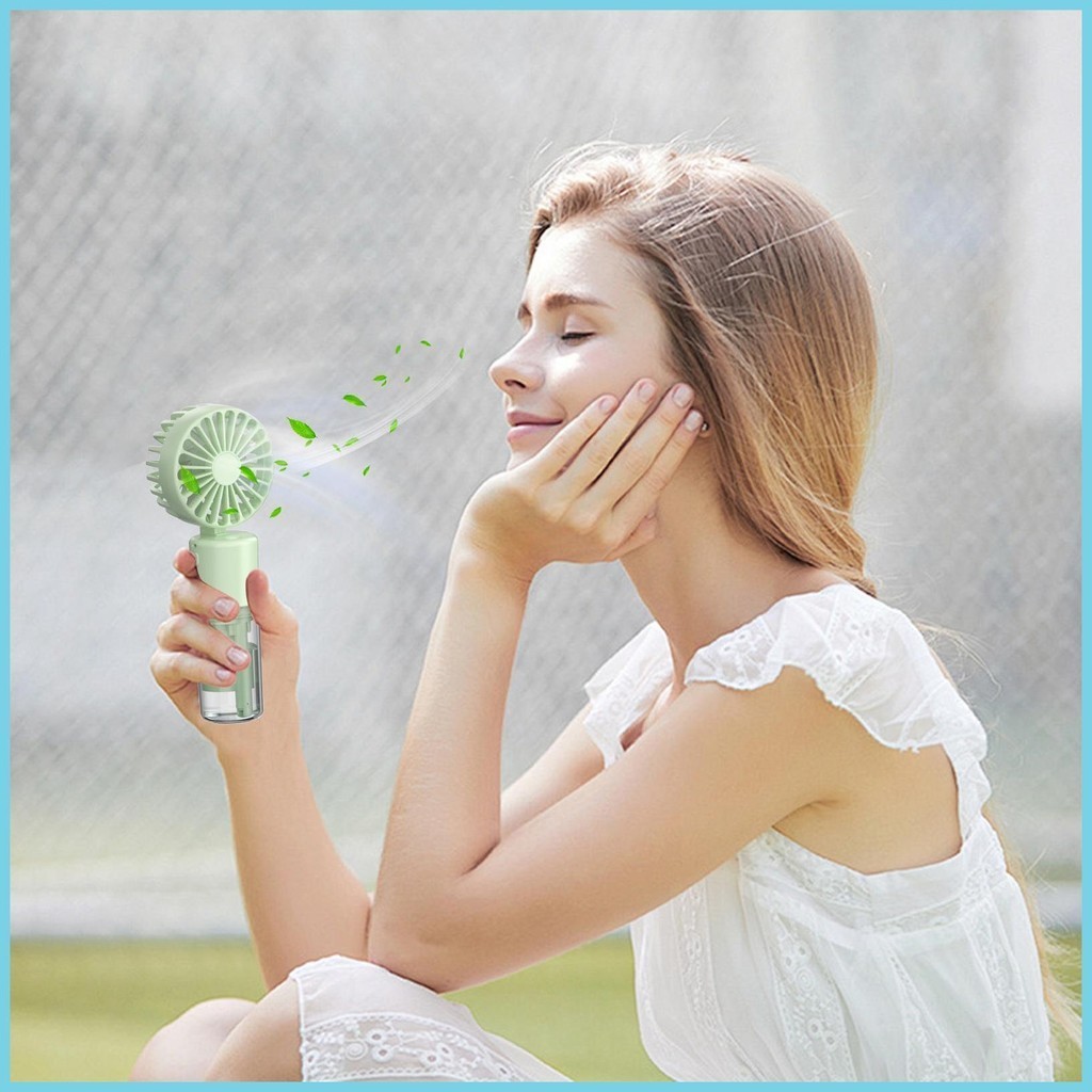 Handheld Misting Fan Rechargeable Handheld Water Misting Fan Summer ...