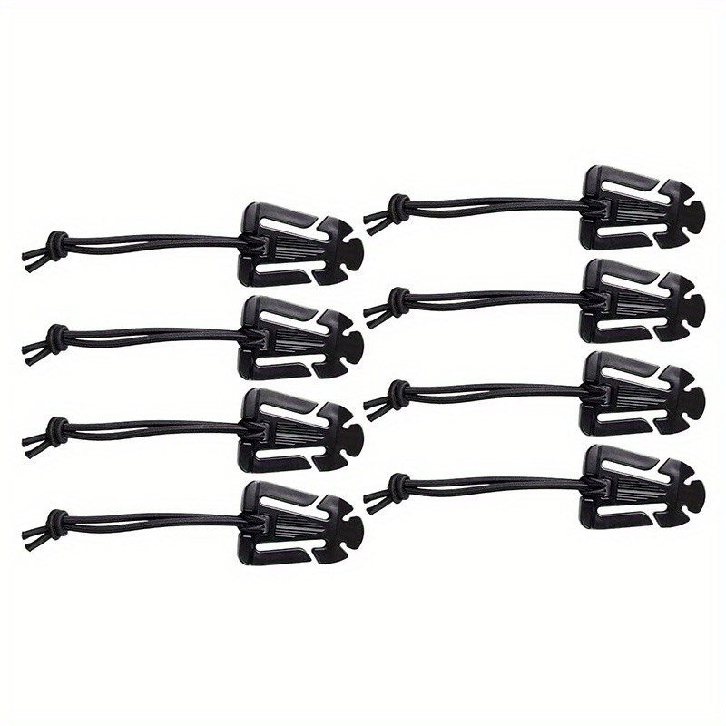 8-Piece Set of Utility Backpack Bungee Clips - Durable Triangular ...