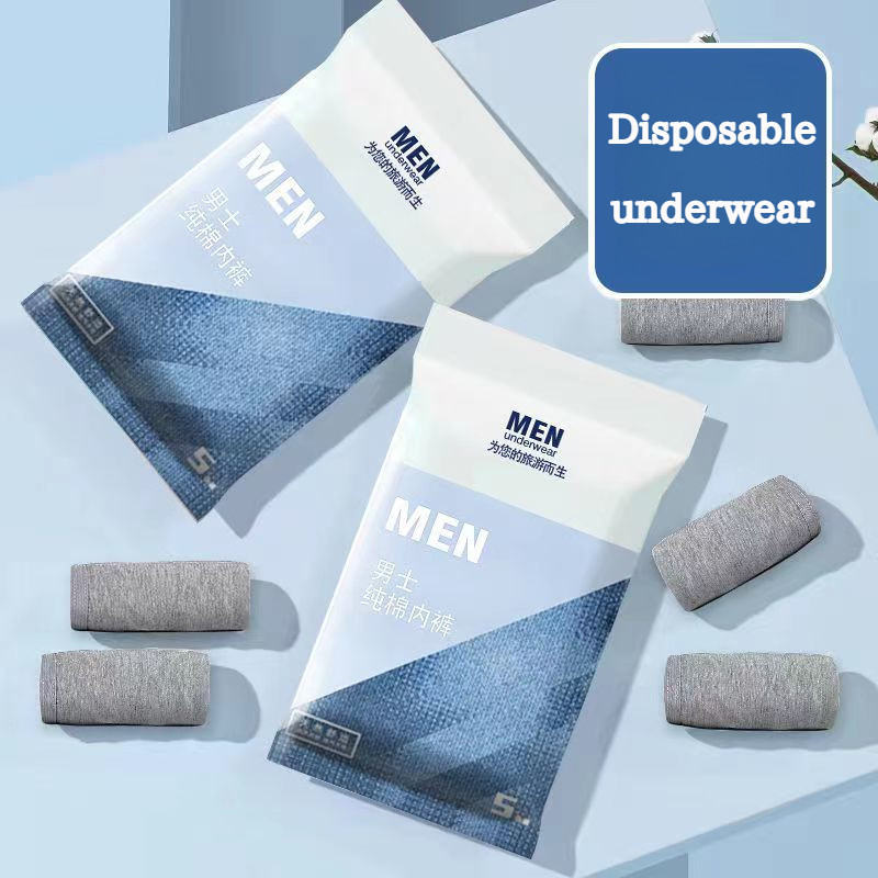 Men's Boxer Briefs Disposable Disposable Disposable Underwear without ...