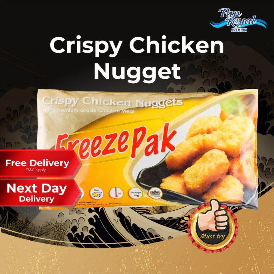 [PAN ROYAL] Frozen Crispy Chicken Nugget (1kg +/-) | Shopee Singapore