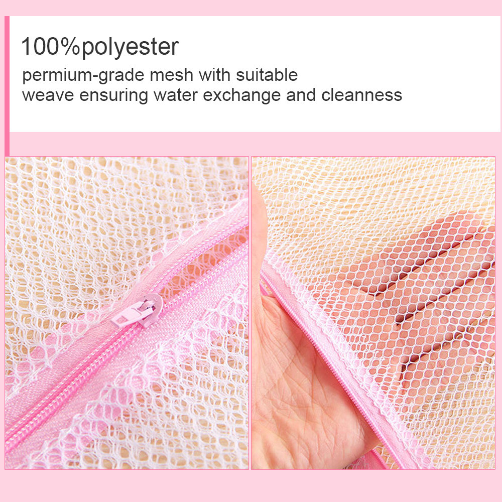 Reusable Washing Bag Zipped Laundry Bags Washing Machine Clothing Care ...