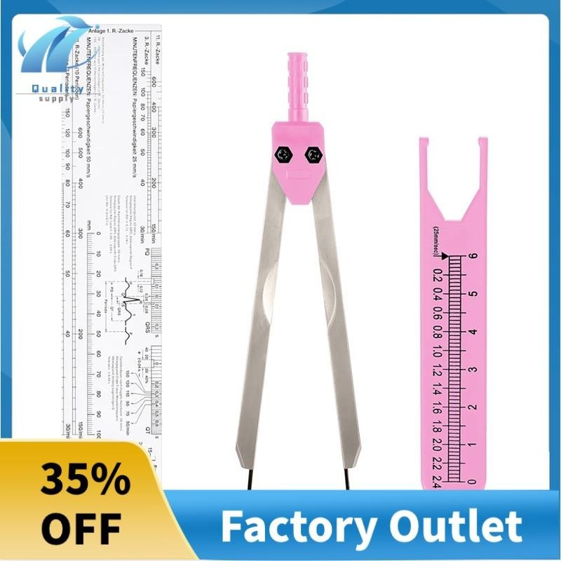 EKG Calipers ECG Calipers Measuring Tool with Ruler EKG Caliper Divider ...
