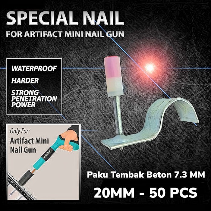 Mini Stampset Concrete Nails PVC Paralon Pipe Clamps Electric Water ...