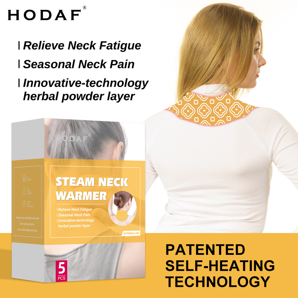 Herbal Self-heating, Neck Steam Heat Patch, Soothing Shoulder and Neck ...