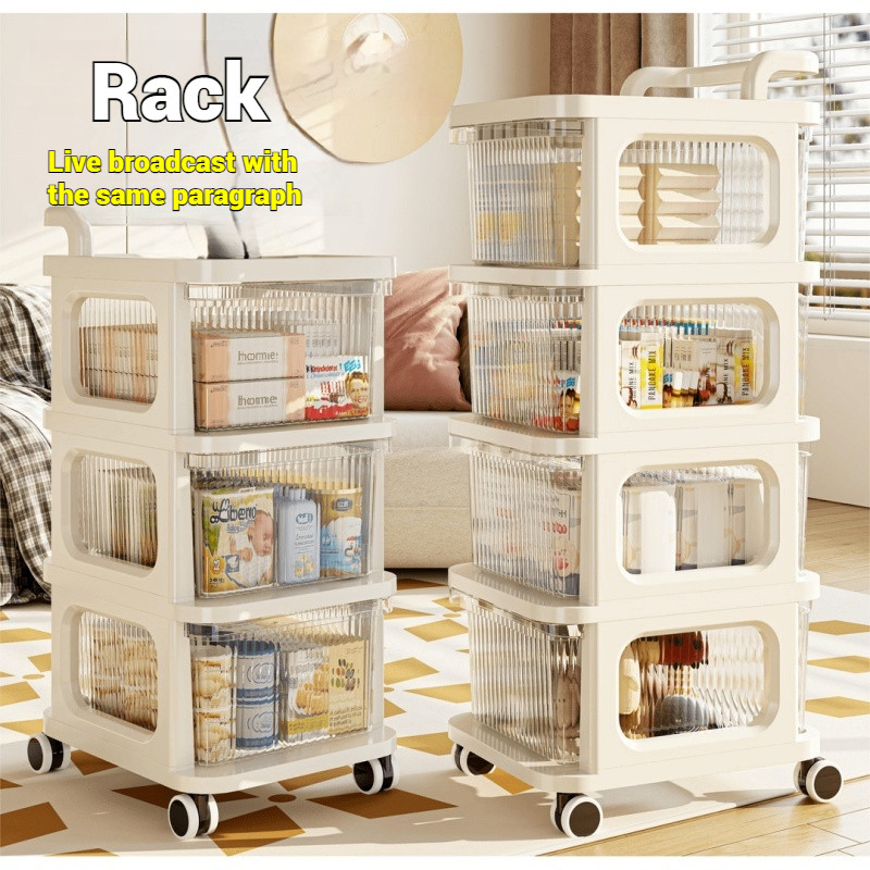 Floor Multi-storey Trolley Multifunctional Snacks And Toys Storage ...