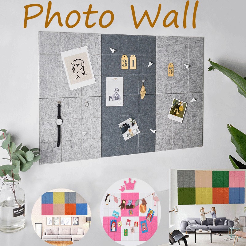 Cork Wood Wall Hanging Felt Photo Board Note Memo Message Board Wall ...