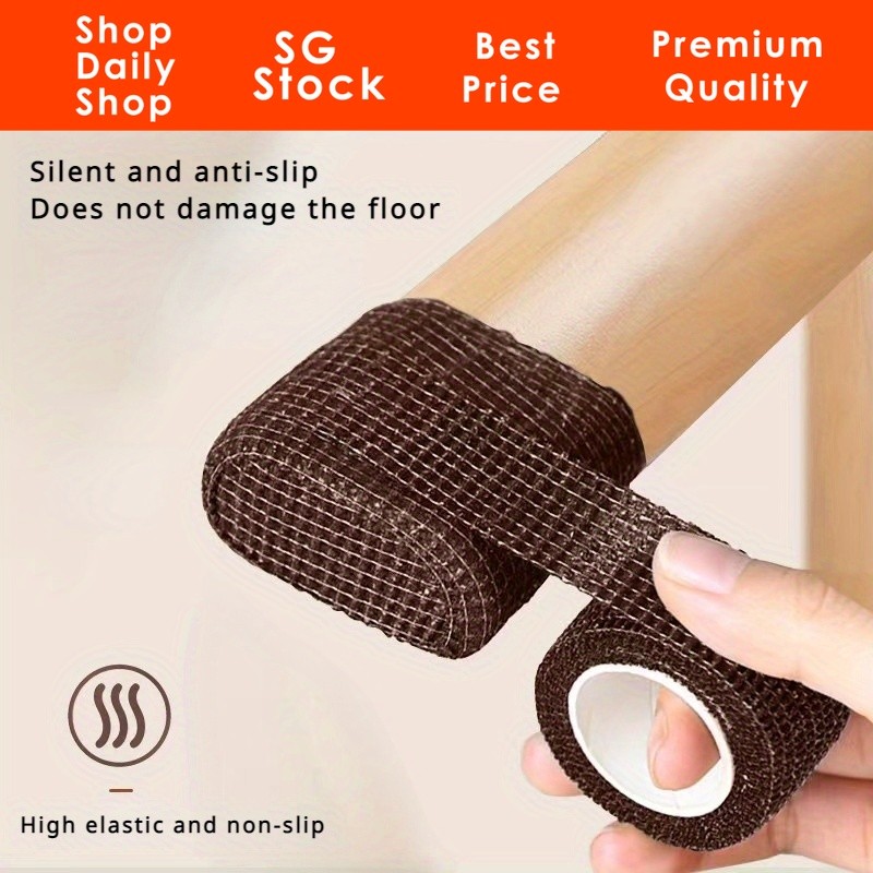 SDS 4Meter Table And Chair Foot Pads Self-Adhesive Chair Leg Cover ...