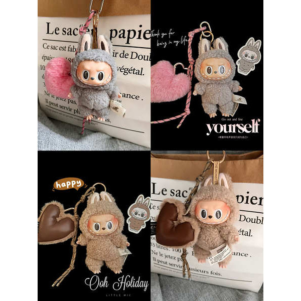 labubu labubu keychain POPMART BUBBLE MART LABUBU HEART MACARON ENAMEL ...