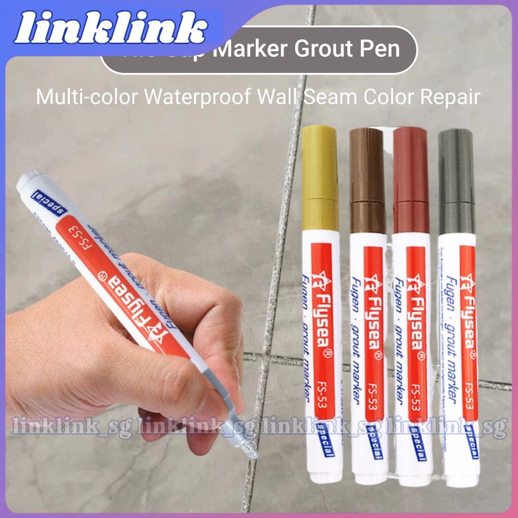 Tile Gap Marker Grout Pen Multi-color Waterproof Pen (beige/ Brown ...