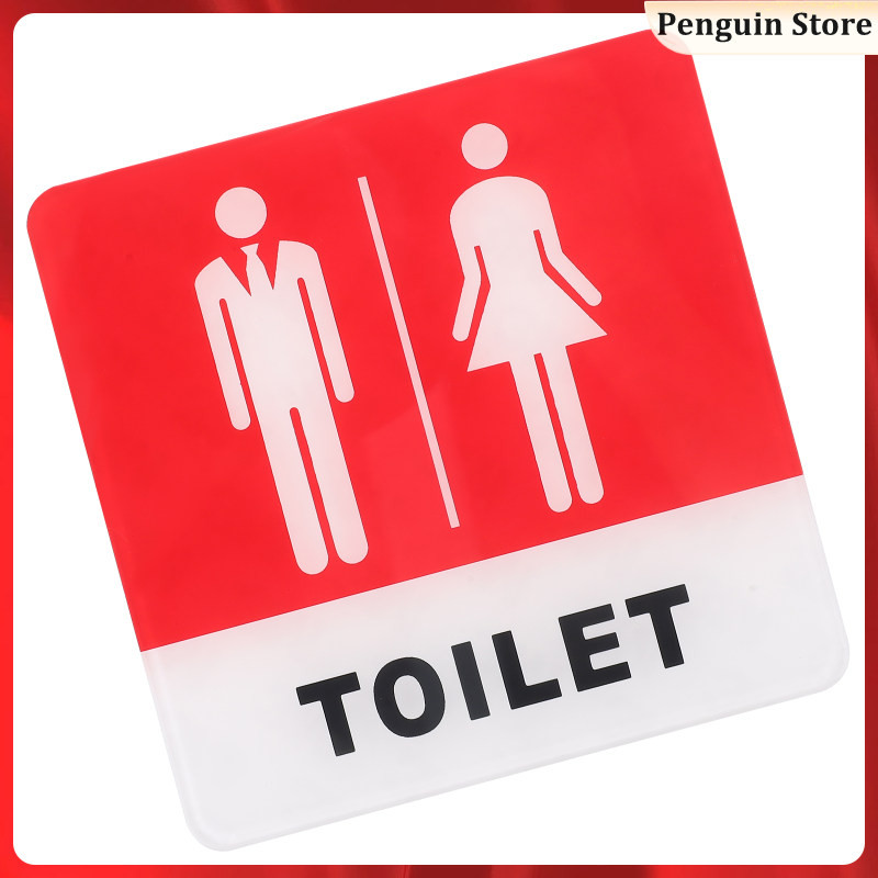 Bathroom Signage Toilet Notice Board Washroom House Number Male Female ...