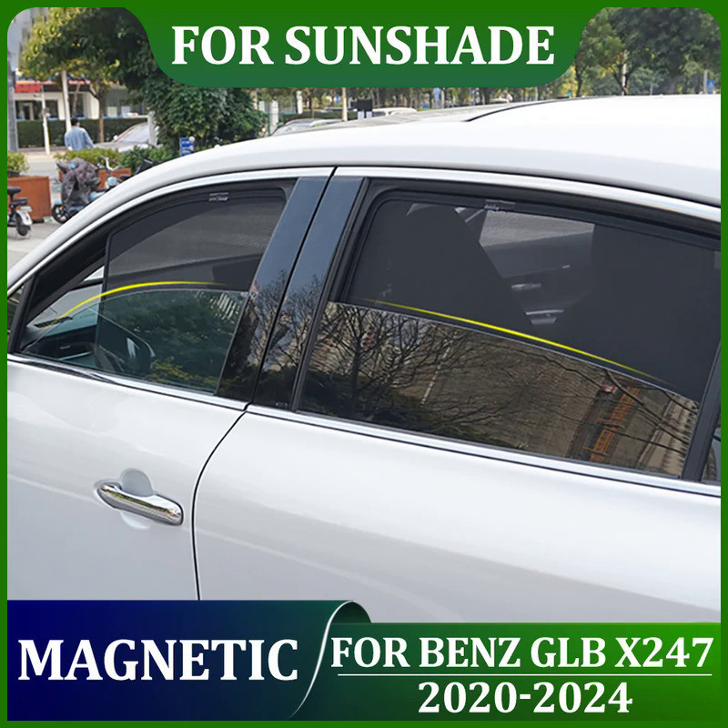 Magnetic Car Window Sunshade For Mercedes Benz GLB X247 2020 2021 ...