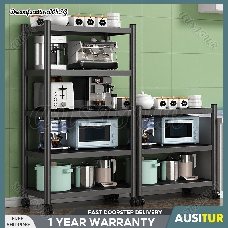 AUSITUR Boltless Rack Shelf Rack Heavy Duty Rack 1-5 Tiers Movable ...