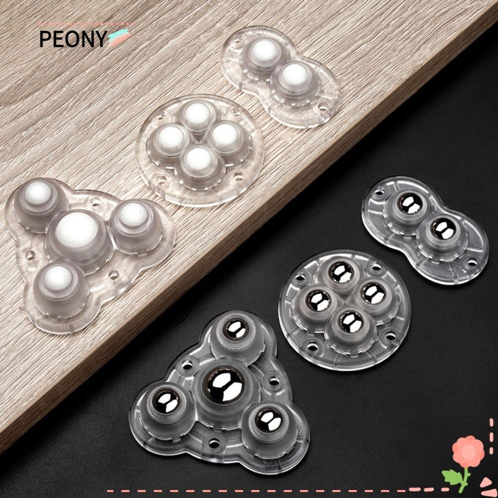 PEONIES 4Pcs Universal Pulley Rotating Wheel, 360 Degree Rotation Self ...