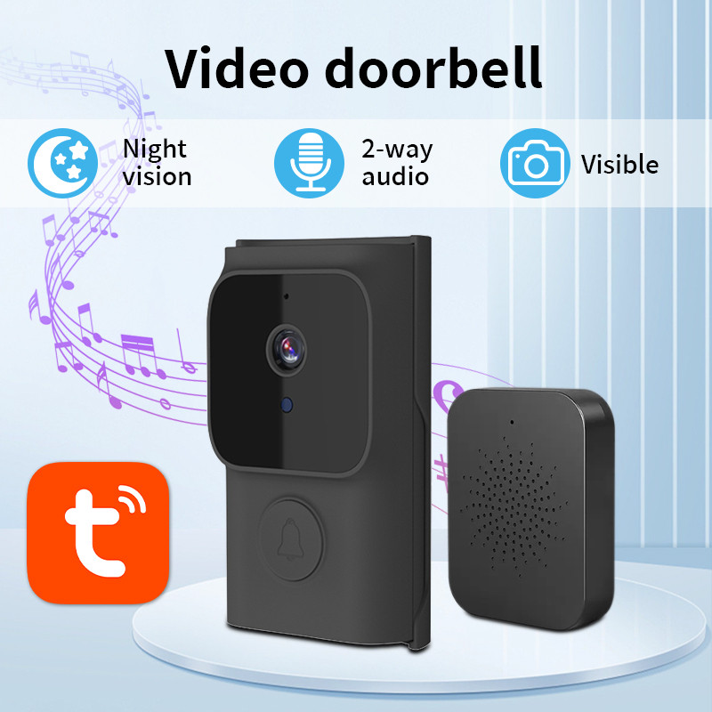 Tuya Smart WiFi Video Door bell Camera Visual Intercom Wireless ...