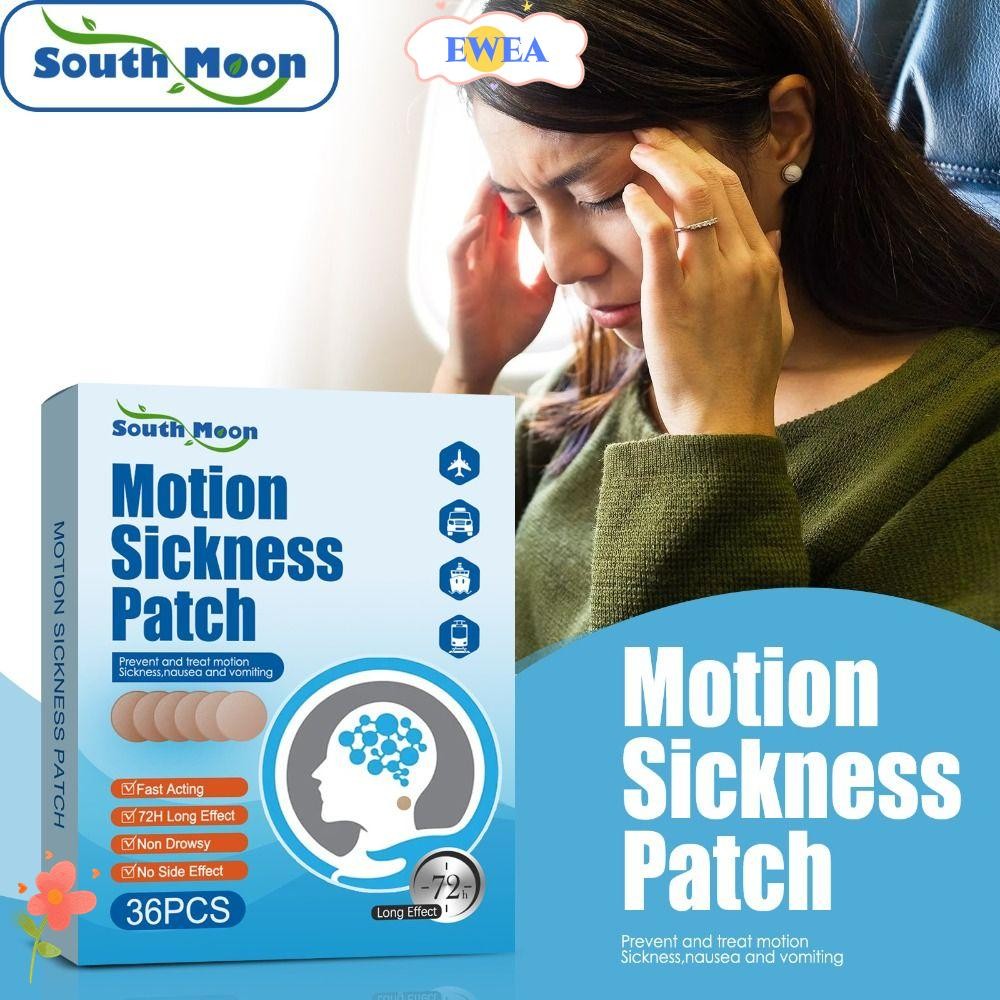EWEA 36 PCS Motion Sickness Patches, Effective Vomiting Carsickness ...