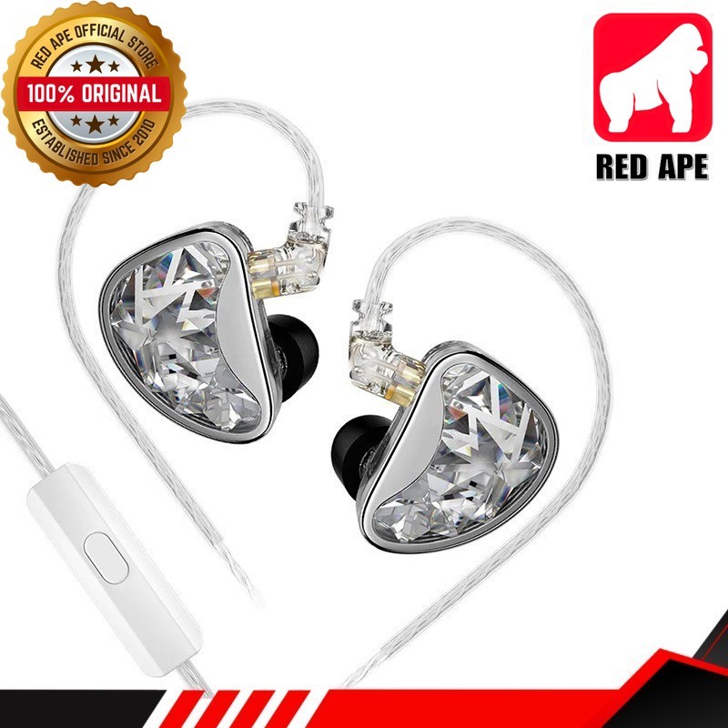 KZ AS24, In-Ear Monitors with Mic: Tunable Switch and Microphone, 24 ...