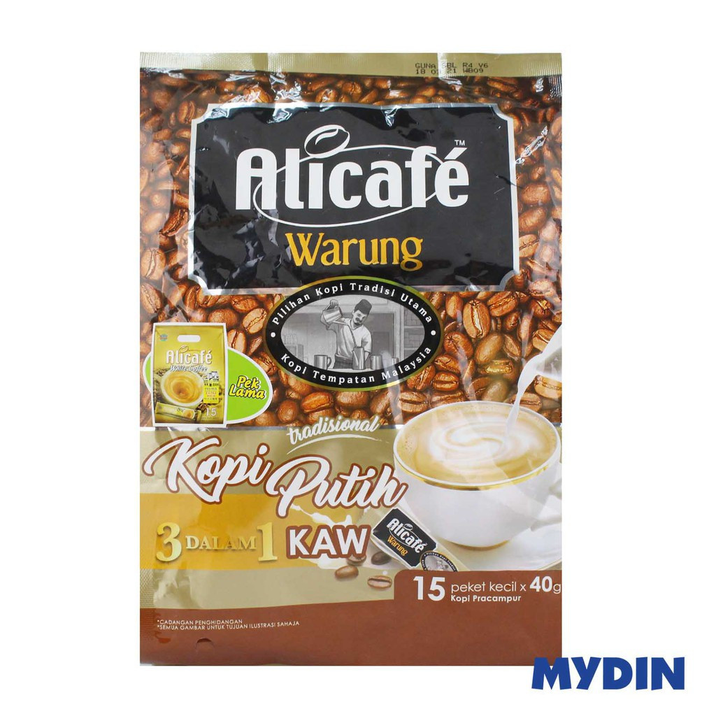 Power Root Alicafe Warung 3 in 1 White Coffee Kaw (15 x 40g) | Shopee ...