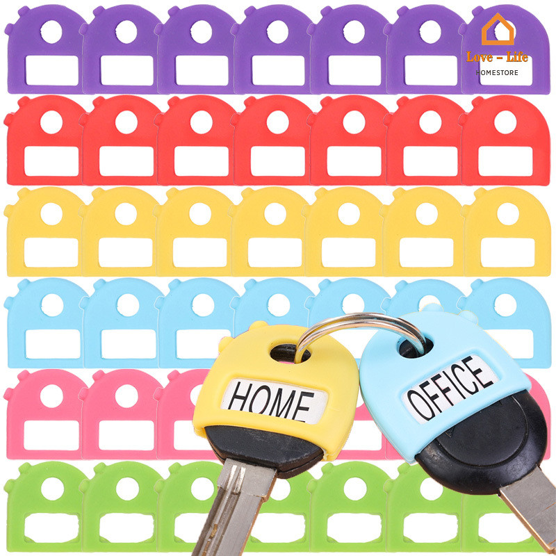 8Pcs Hollow Colorful Silicone Key Caps Set - Flexible Easy Ldentifying ...