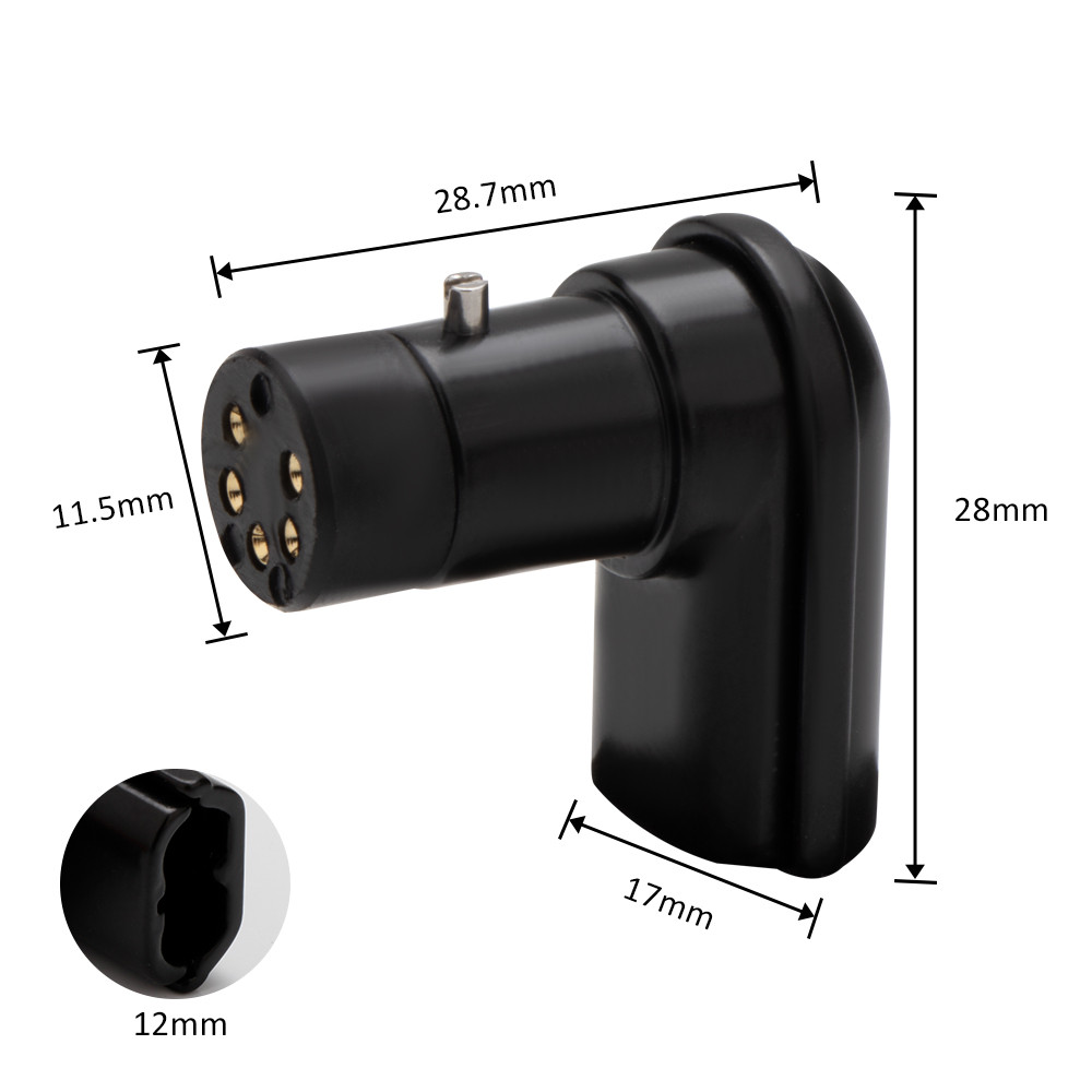 Hifi 5pin DIN female 90 Degree Right Angled SME Connect socket Vinyl LP ...