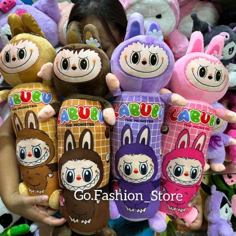 Guling Doll Viral Now Labubu The Monster Exciting Macaron Plush Soft ...