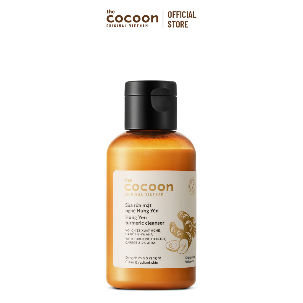COCOON Hung Yen Turmeric Cleanser - Clean and Radiant Skin (140ml ...