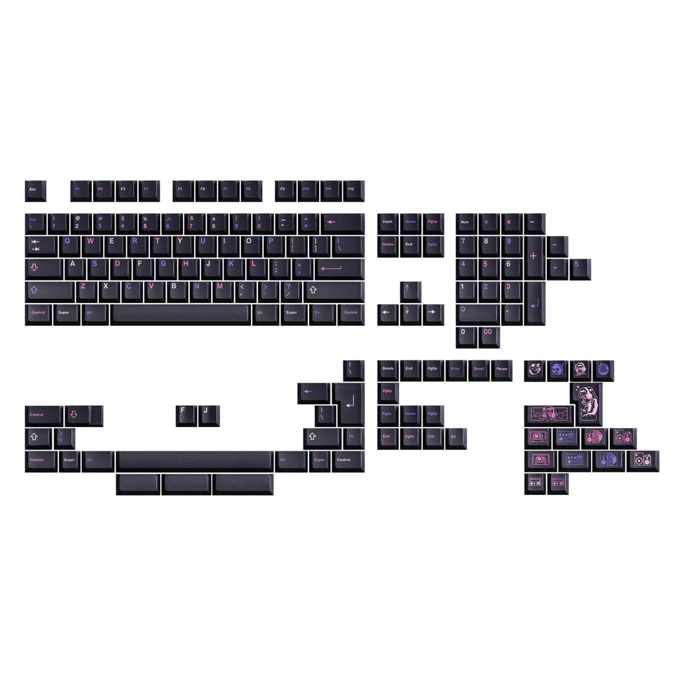 Mecha X TUT: LOFI Dye-Sub Keycap Set | Shopee Singapore