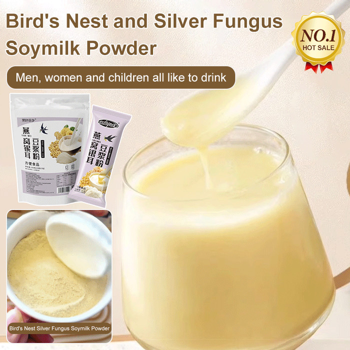 Soy milk powder white fungus soy milk bird's nest milk powder white ...