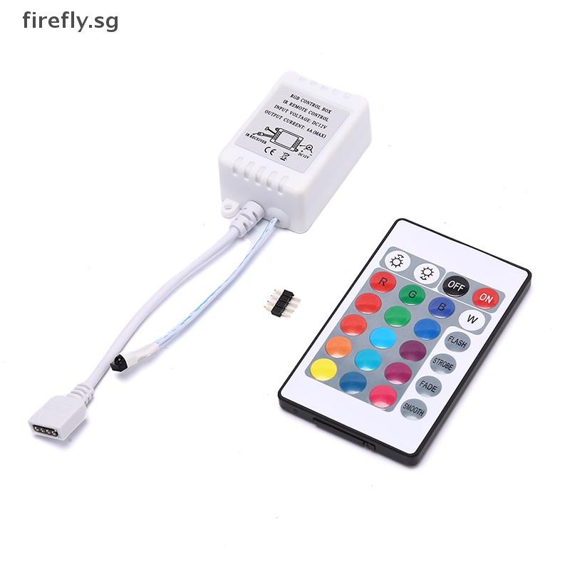 [Firefly] LED RGB Controller 24 Key IR Remote DC12V Dimmer Control Box ...
