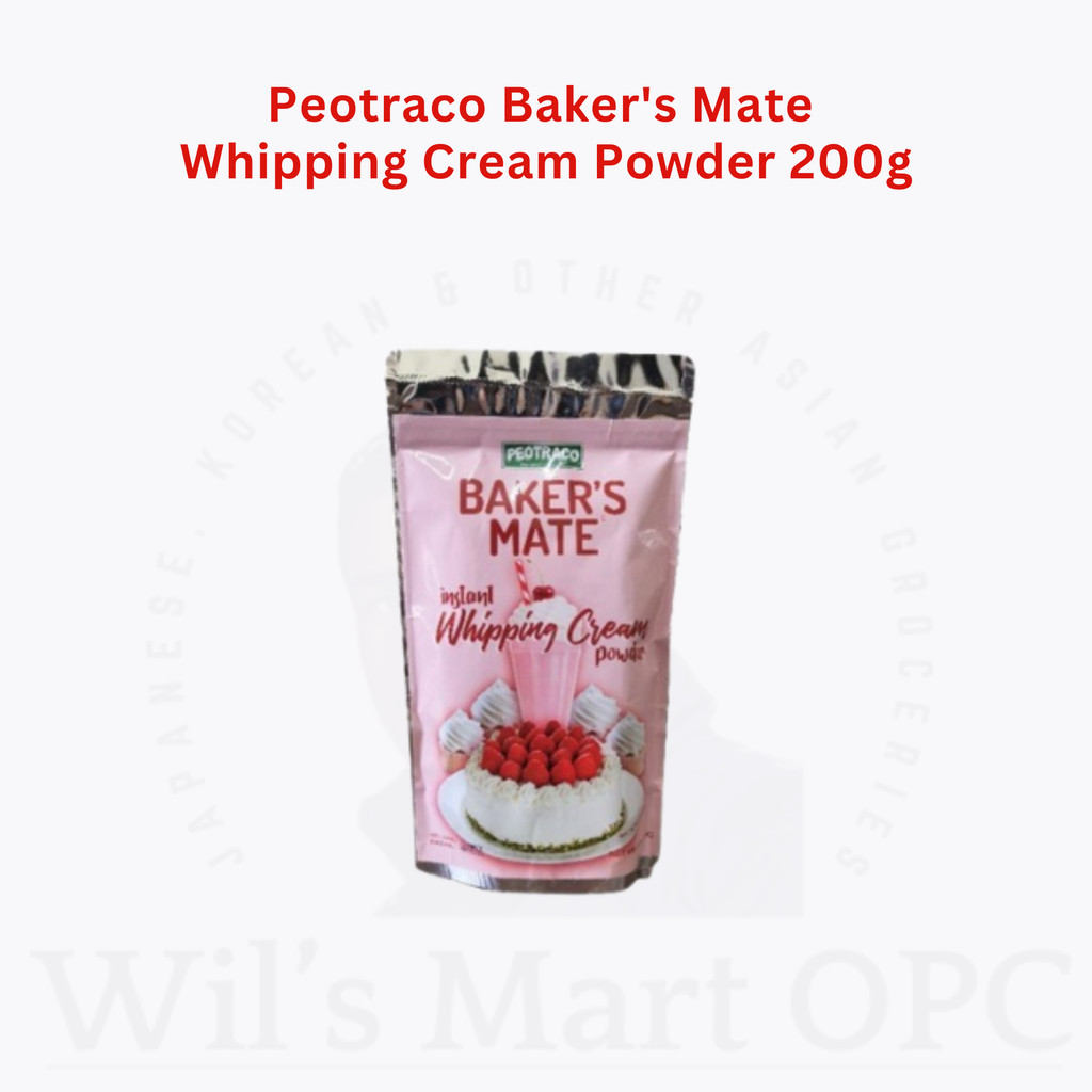 Peotraco Baker's Mate Whipping Cream Powder 200g | Shopee Singapore