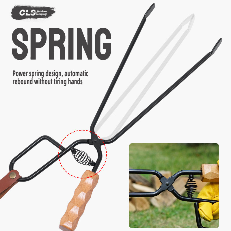 CLS Outdoor Camping Charcoal Clamp Picnic Barbecue Burning Pliers ...