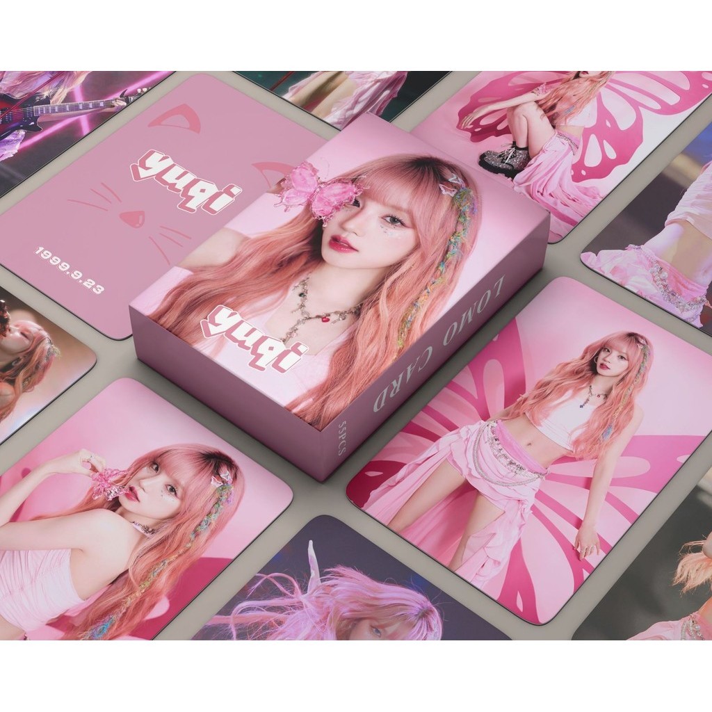 55pcs (G)I-DLE Lomo Cards I SWAY 2nd Full Album single Wife Super Lady ...