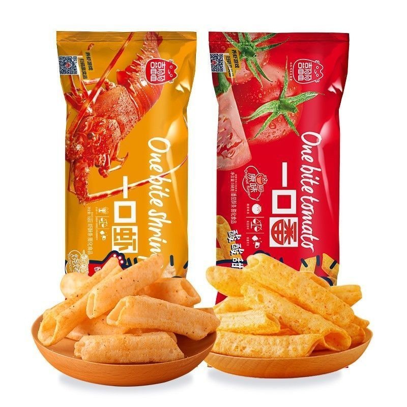 Cindy [CINDY] One Bite-Original Flavor/One Bite Shrimp-Barbecue Flavor 168g | Shopee Singapore
