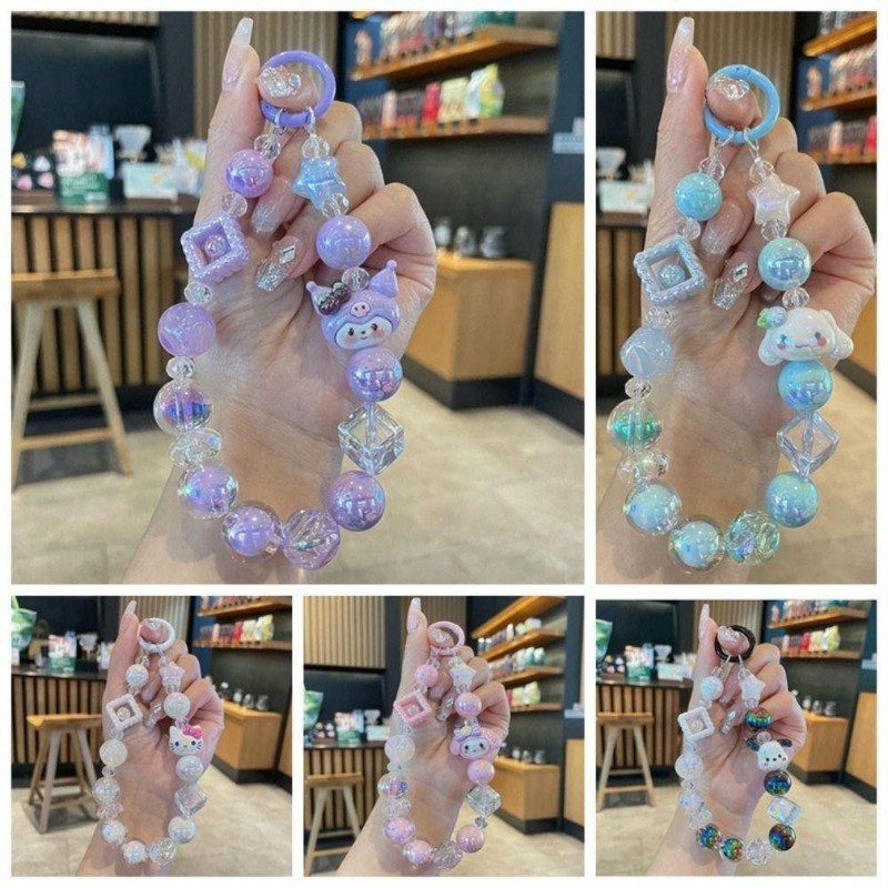 Sanrio Phone Case Short Hanging Chain Hello Kitty Cinnamoroll Kuromi ...